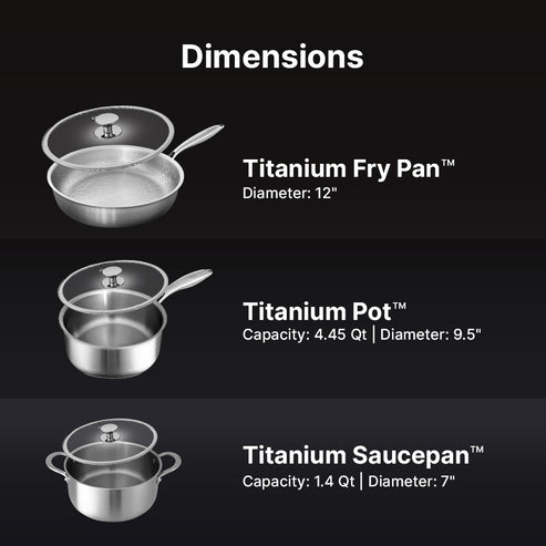 Titanium 6-Piece Cookware System™ – Plateful