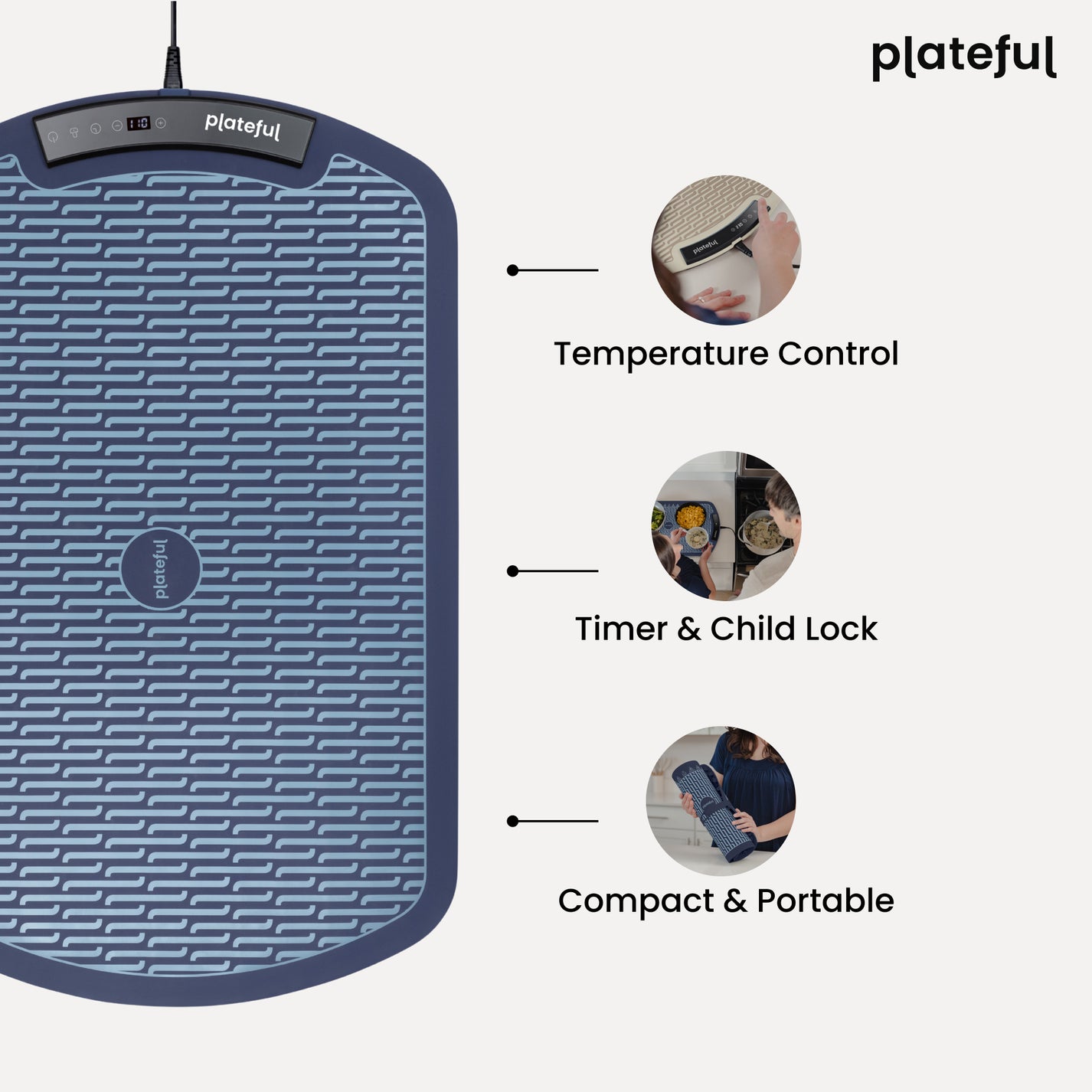 The Always-Hot Food Mat (US) – Plateful